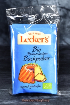 Lecker´s Bio Reinweinstein Backpulver kbA 84 g | Esoterik Fachgeschäft