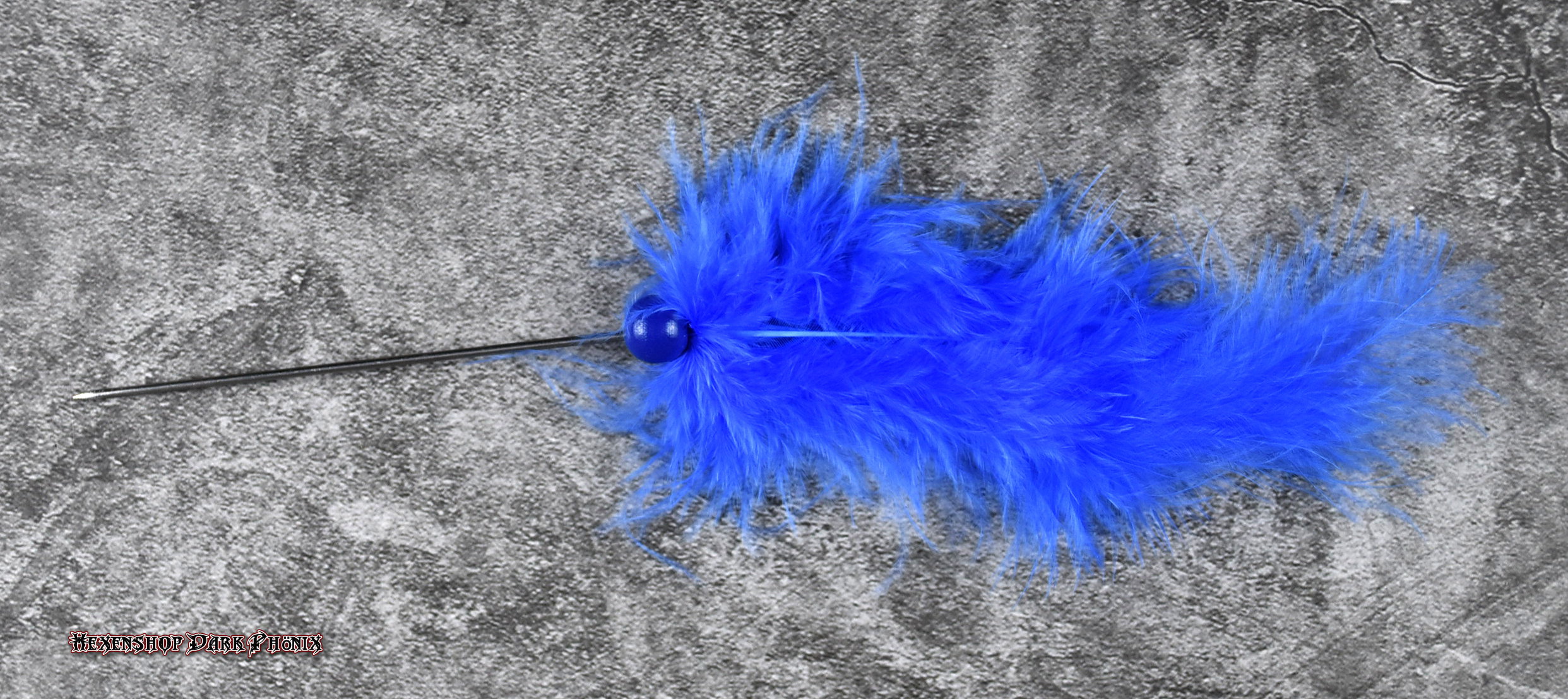 Voodoo Nadel Blaue Feder | Esoterik Fachgeschäft