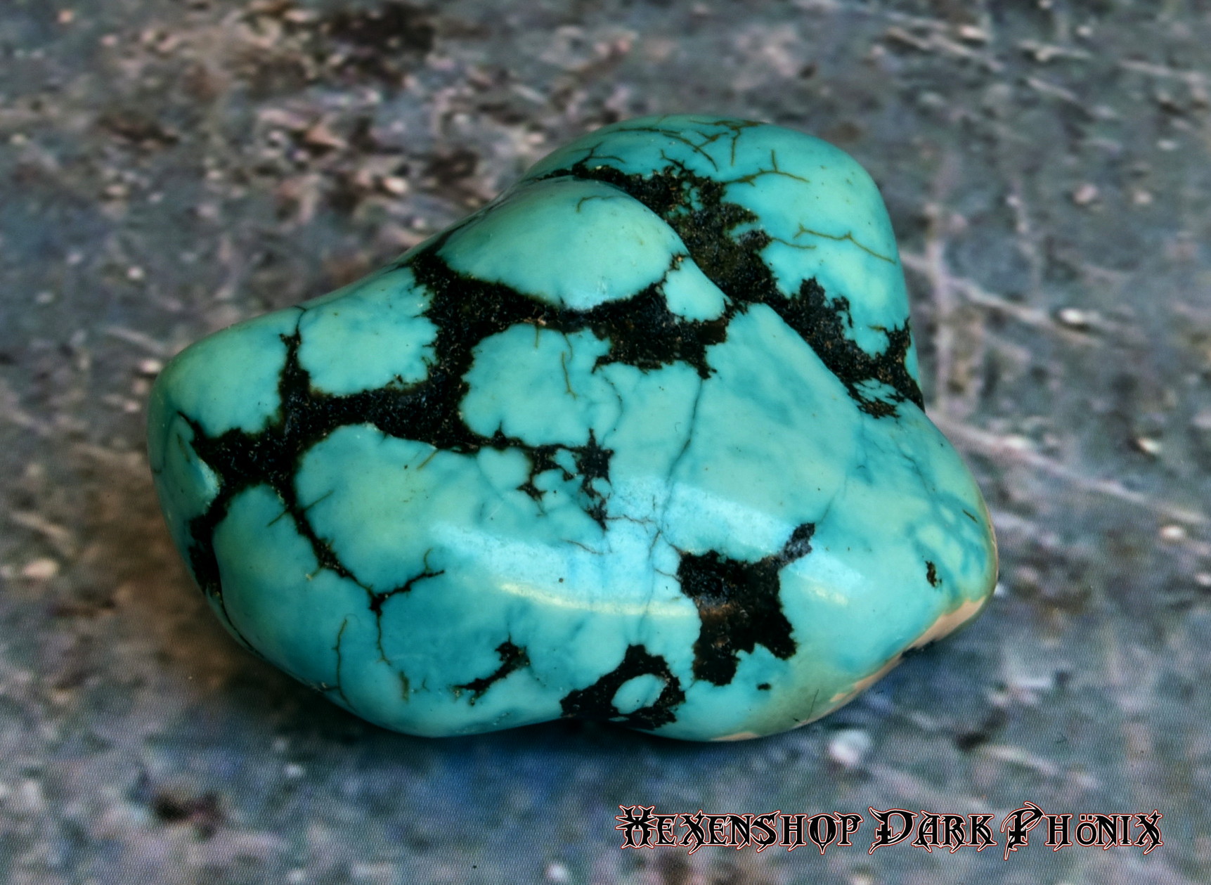 Howlith Blau Trommelstein 40g Halbedelstein | Esoterik Fachgeschäft